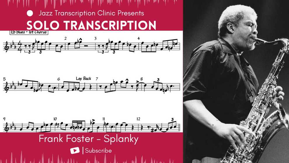 Frank Foster - Splanky – Mirko Guerrini Music